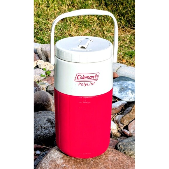 Coleman | Dining | Vintage 992 Coleman Polylite 559 Redwhite 12 Gallon ...